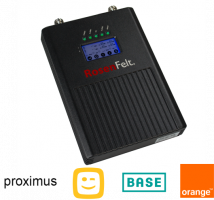 DIGITALE 4G REPEATER (PROXIMUS, TELENET en/of ORANGE) Internet (1.000 m²)